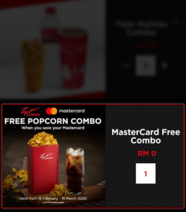 TGV Cinema: Get your Free Popcorn Combo with Mastercard! | August 2025 ...