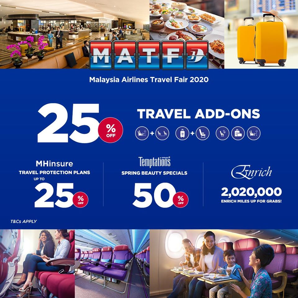 The Malaysia Airlines Travel Fair is here! Up to 55% off. - mypromo.my
