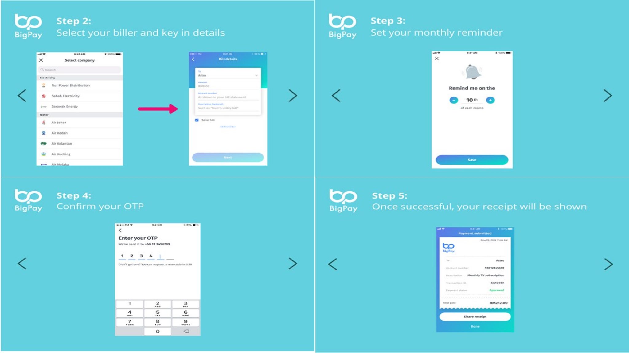 BigPay: you can now pay bills with the BigPay app! - mypromo.my