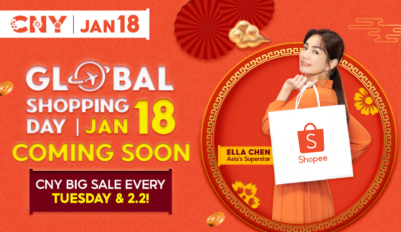 Shopee CNY Global Shopping Day Bank + Exclusive Vouchers - mypromo.my