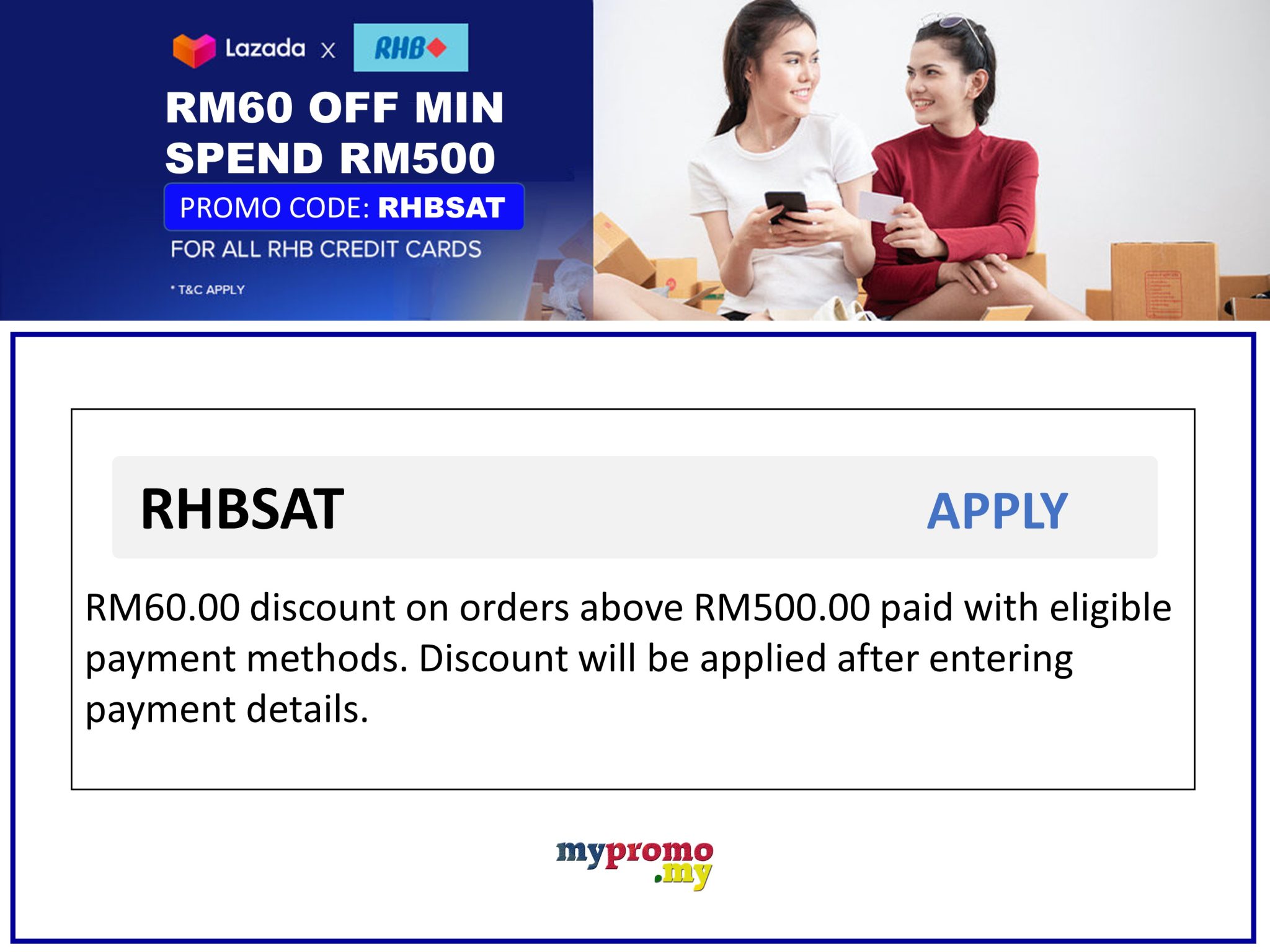 Shopee x RHB Cards Promo: Every Saturday - mypromo.my