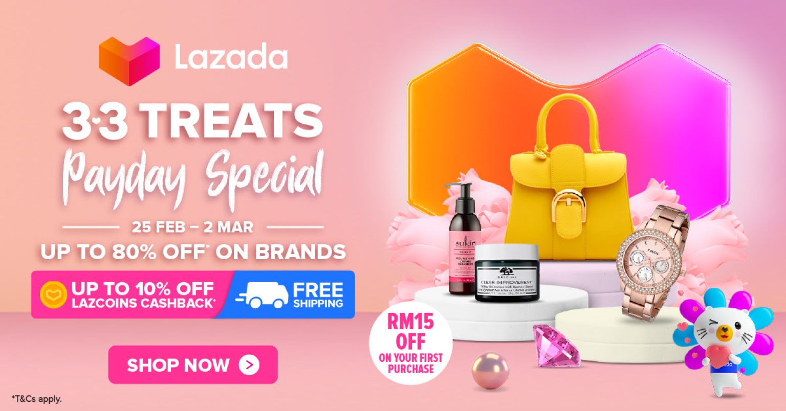 Lazada 3.3 - Vouchers - mypromo.my