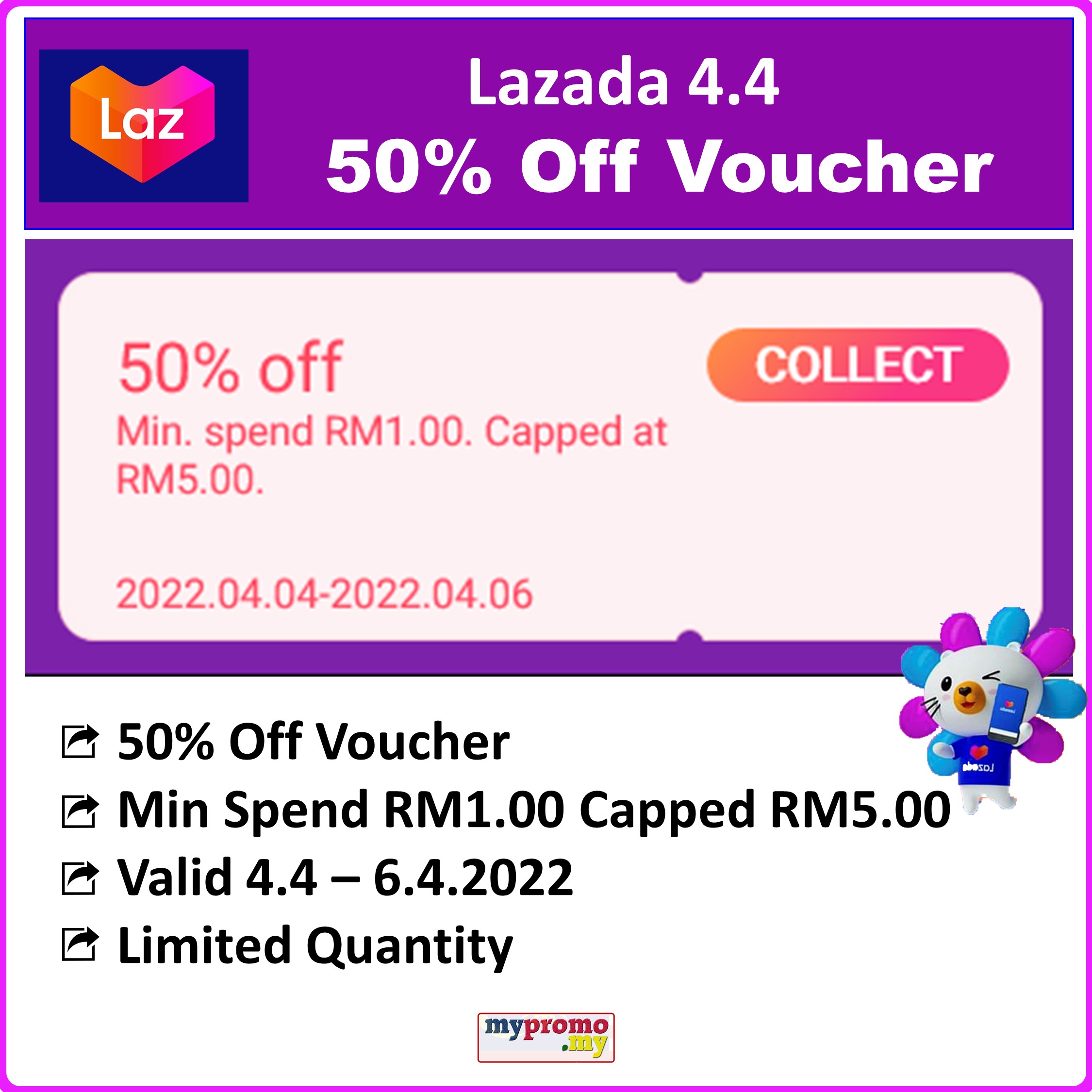 Lazada 4.4 Sale 2022 - mypromo.my