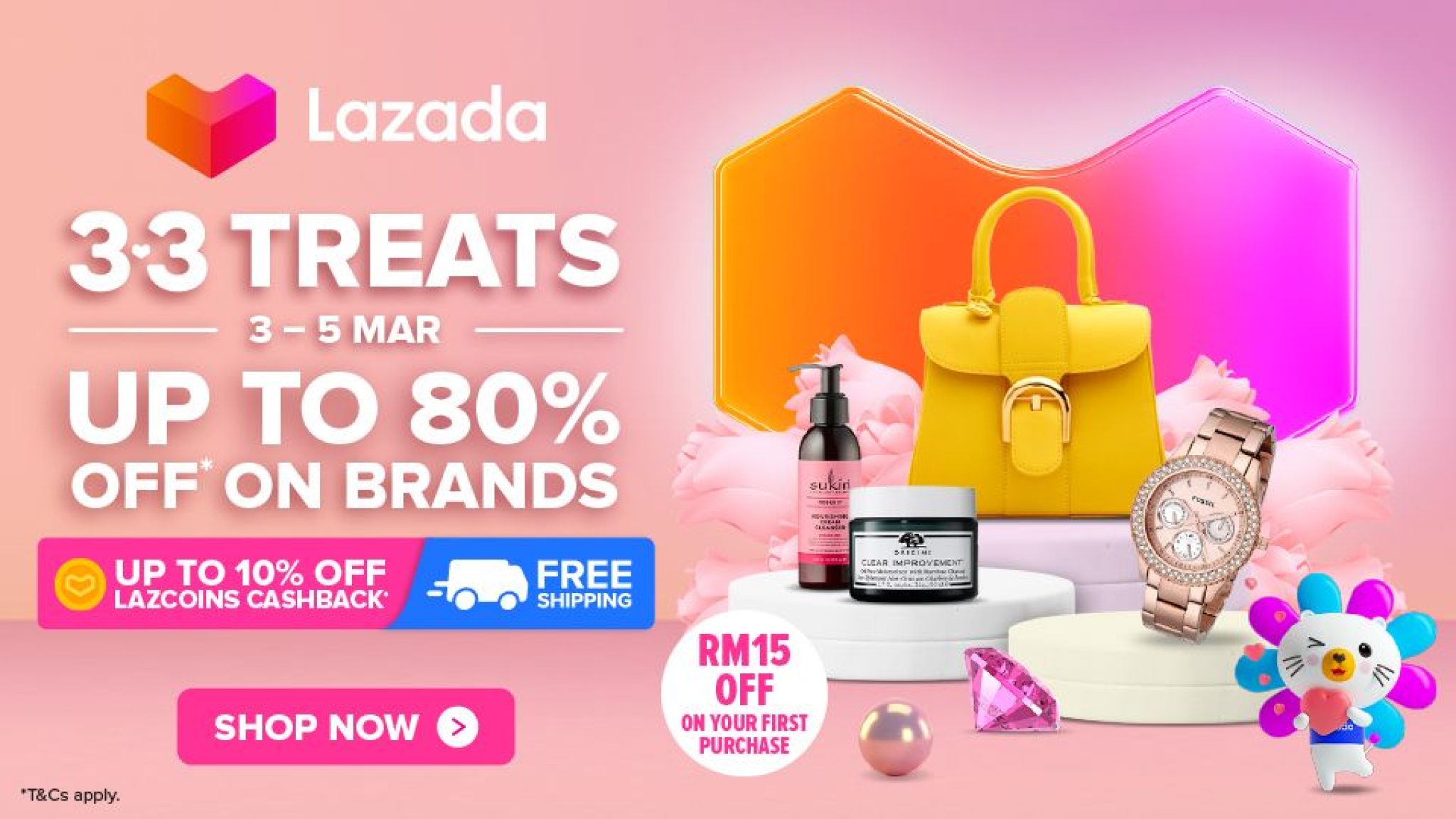 Lazada 3.3 - Treats - mypromo.my