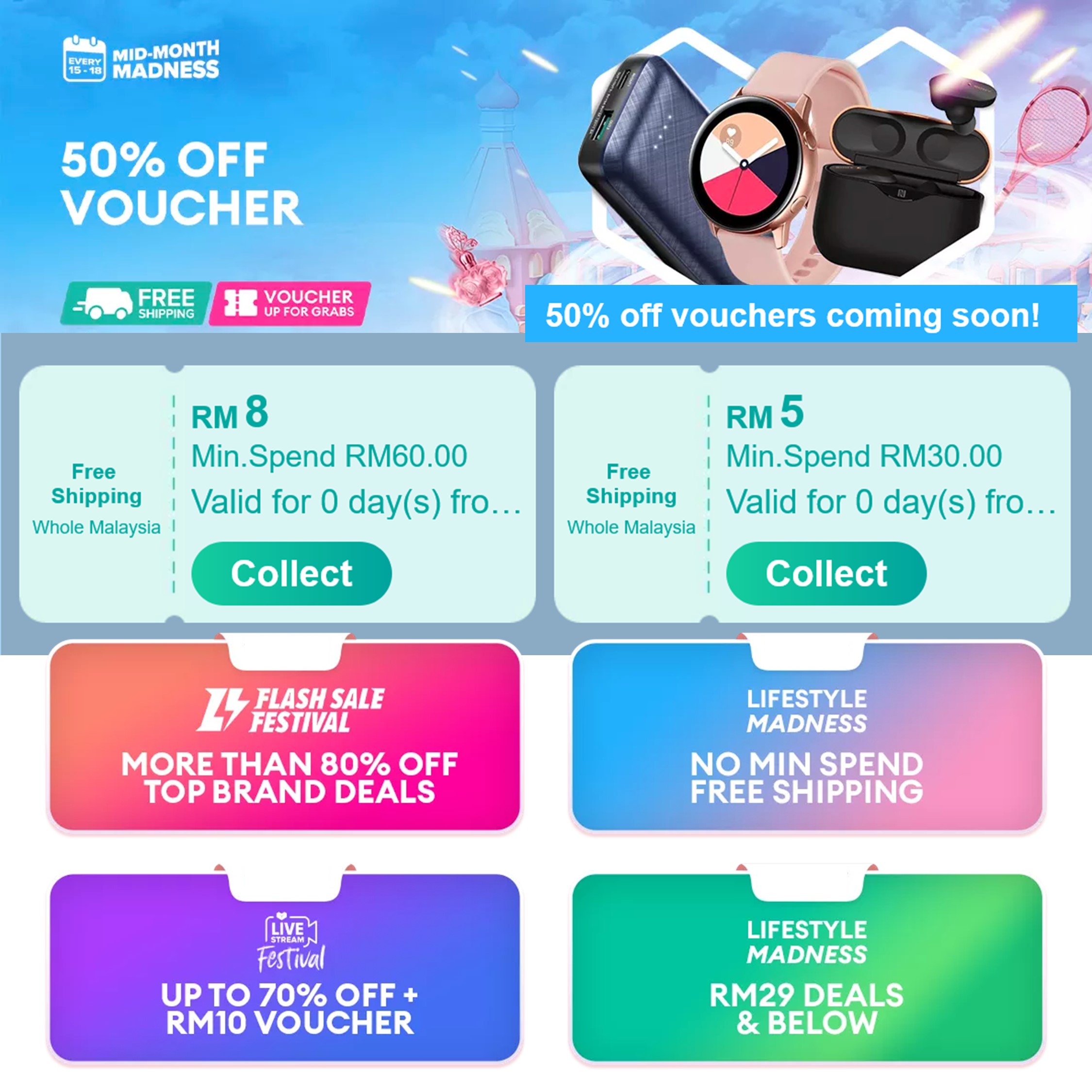 Lazada Mid Month Madness! - mypromo.my