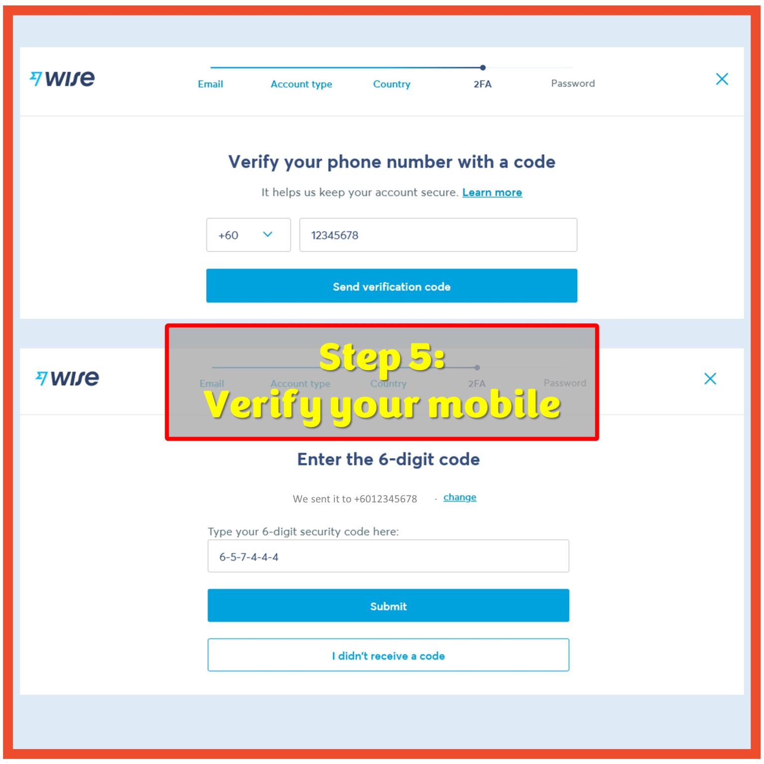 Create Wise Account Step by Step - mypromo.my