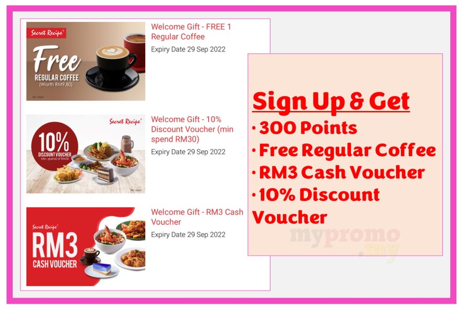 Secret Recipe Merdeka Offers - mypromo.my