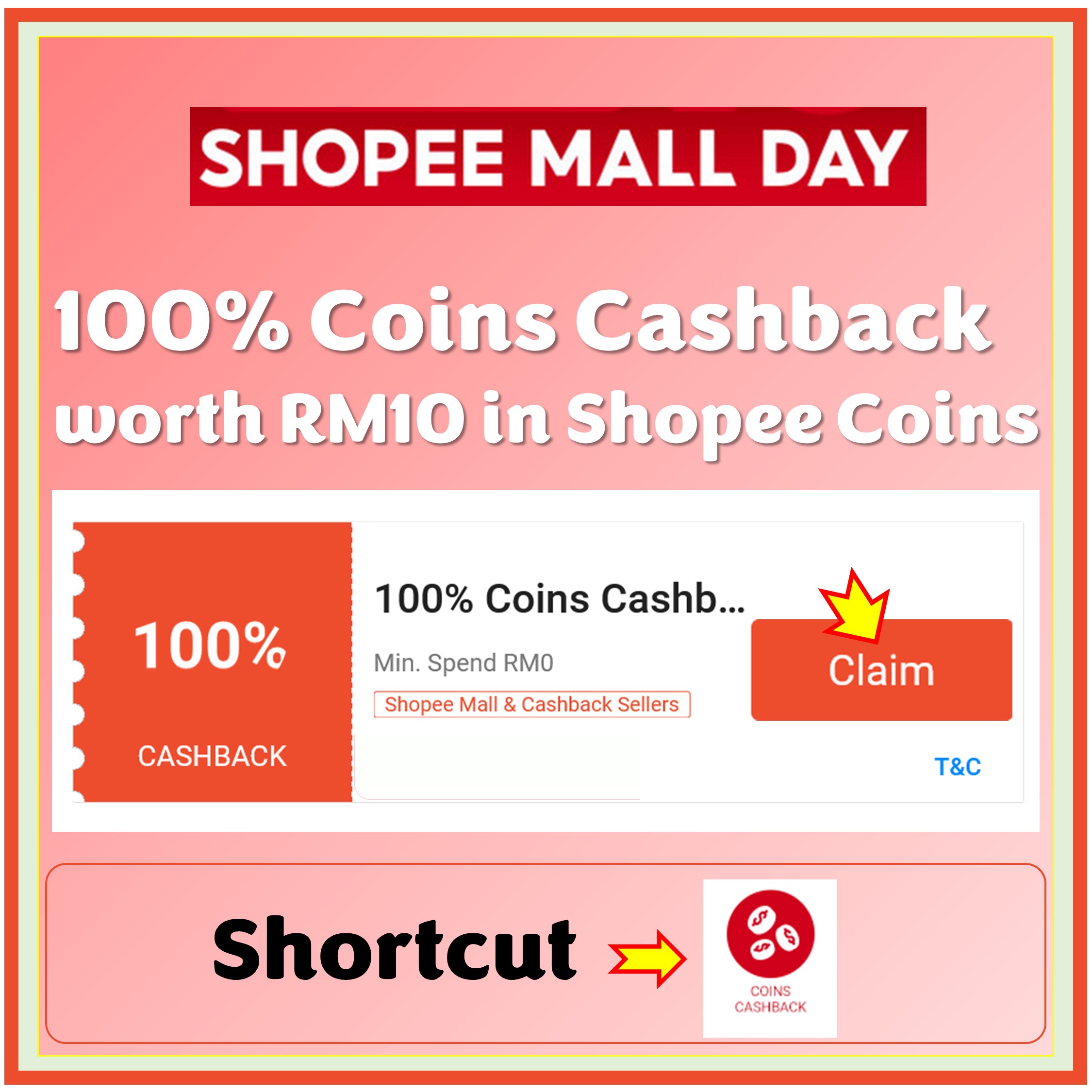 Shopee Mall Day on 15th - mypromo.my