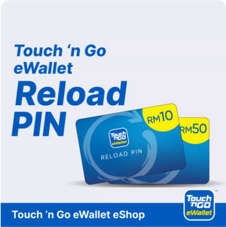 TNG eWallet Reload Pin RM50 RM10 on Lazada - mypromo.my