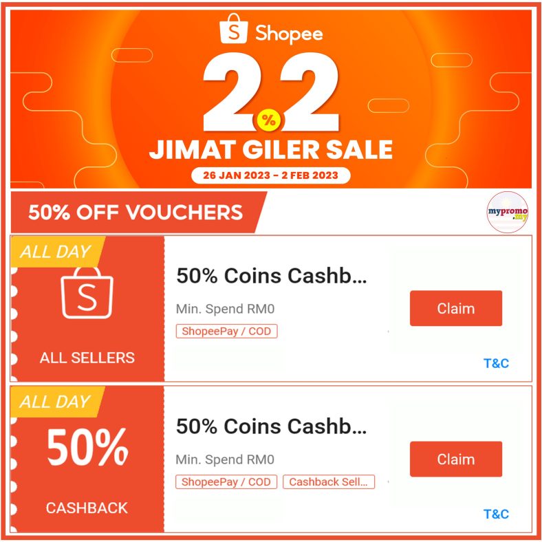 Shopee 2.2 Sale Exciting Bank Promos - mypromo.my