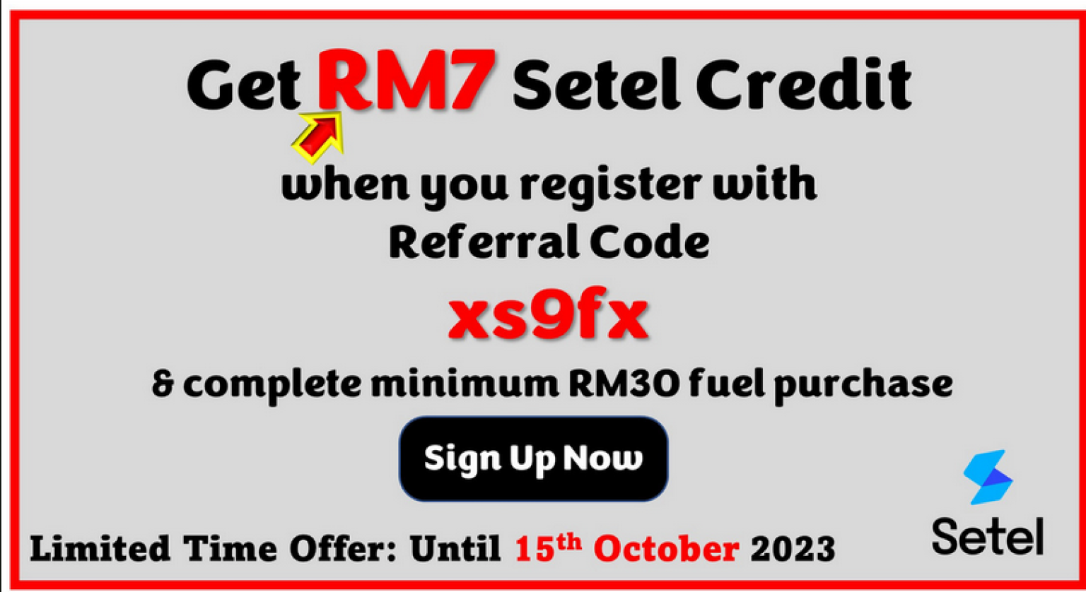 Tuntut eMADANI RM100 Kredit Percuma dengan Setel - mypromo.my