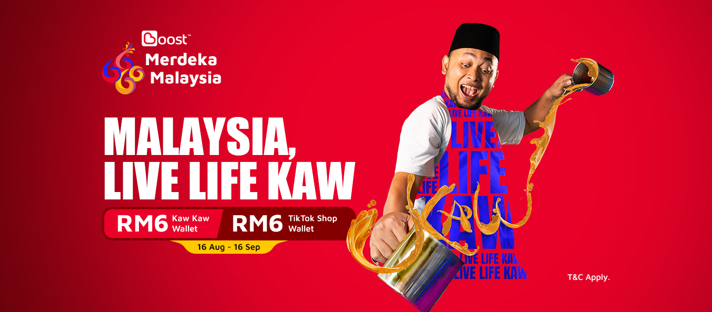 Boost RM6 Kaw Kaw Wallet Promotion - mypromo.my